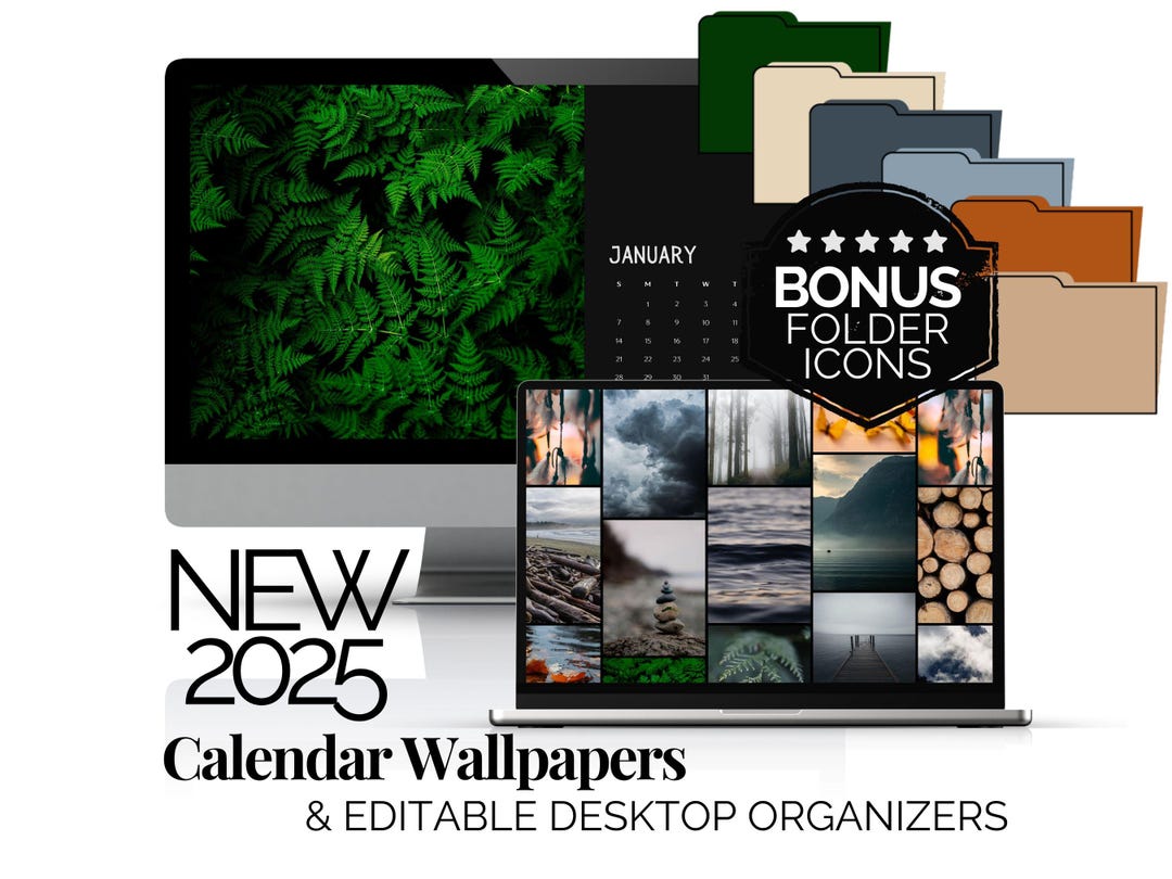 2025 Monthly Desktop Wallpaper Nature Theme PNW Landscape Wallpaper ...