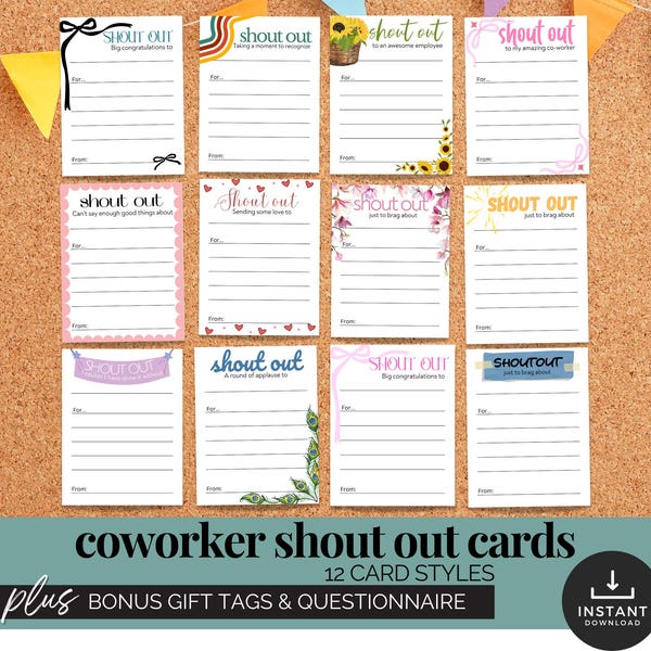 Shout Out Cards - Etsy