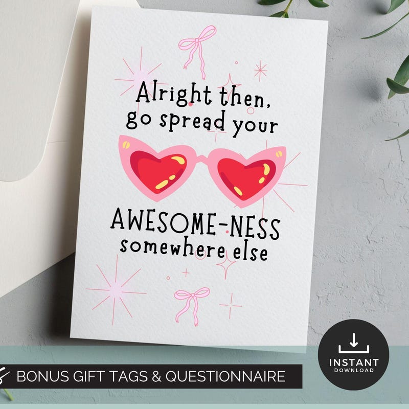 Farewell Card for Employee - Etsy