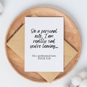 Quitting Job Card to Coworker Leaving Card Work Bestie Card Colleague ...