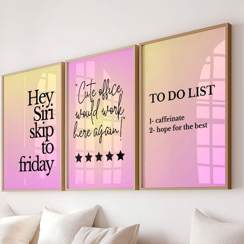 Pink Cubicle Decorations - Etsy