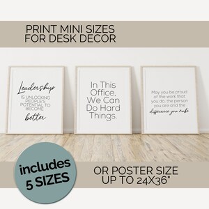 Office Decor Teamwork Quote Poster Bundle Office Wall Decor - Etsy