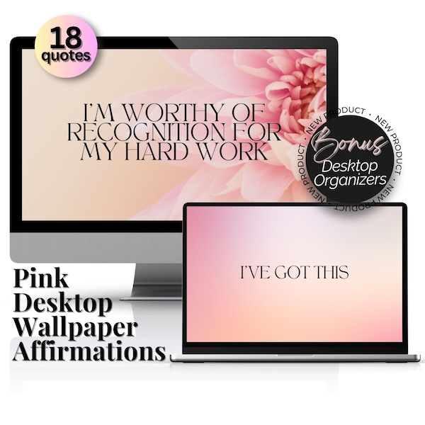 Cute Inspirational Desktop Wallpaper - Etsy