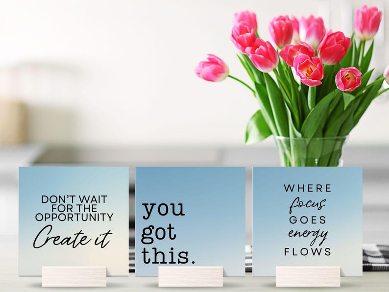 Quote Cards Deck Positive Quote Flash Cards Printable Positive Sayings ...