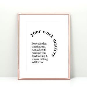 Making A Difference Print Motivational Poster Entrepreneur Wall Art ...