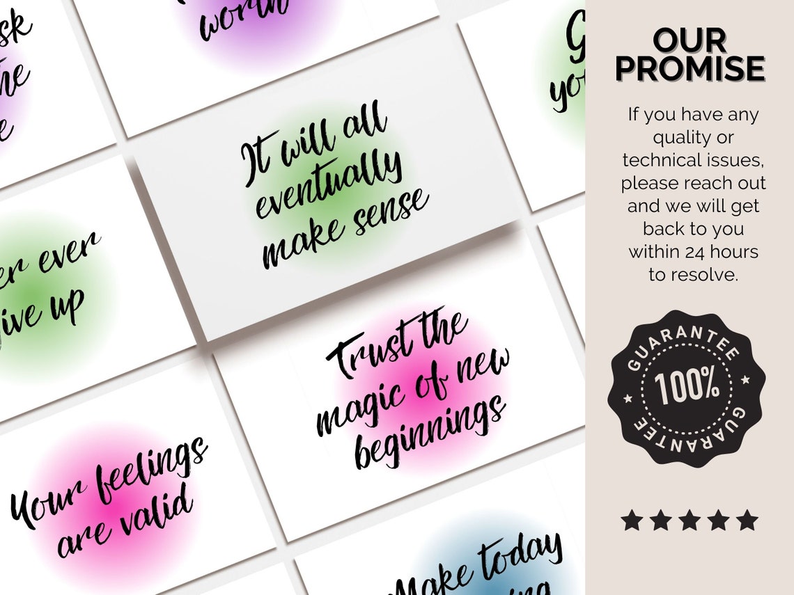 Positivity Cards for Employees Notes of Encouragement Cards Positive ...