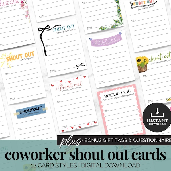 Shout Outs or Shout Outs - Etsy