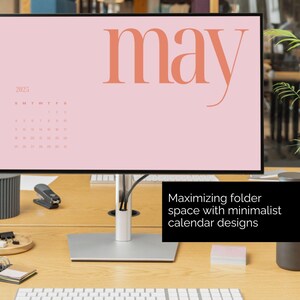 Desktop Wallpaper and Icon Pack 2025 Monthly Calendar Digital Desktop ...