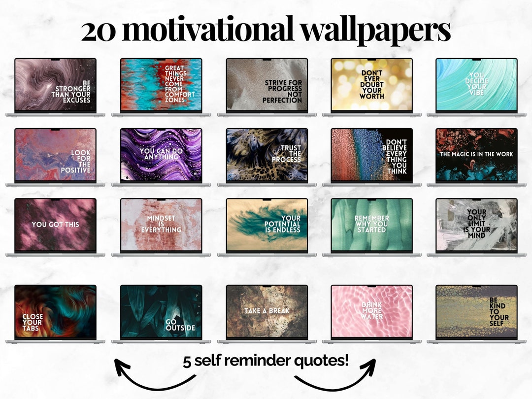 Desktop Wallpaper Abstract, Digital Wallpaper Bundle, Computer ...