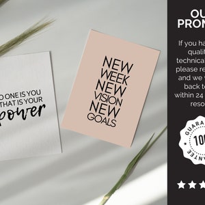 Inspirational Quote Cards Vision Board Motivational Quotes Mood Board ...