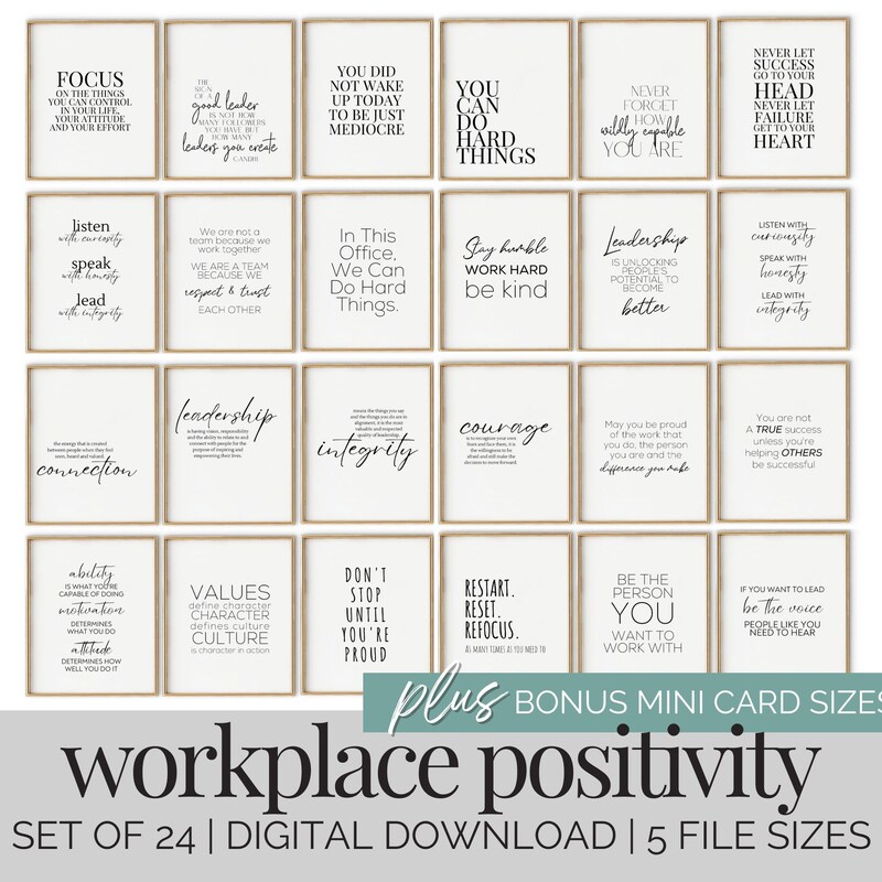 Quote of the Day Motivational Workplace Web 4k Wallpaper - Etsy Canada