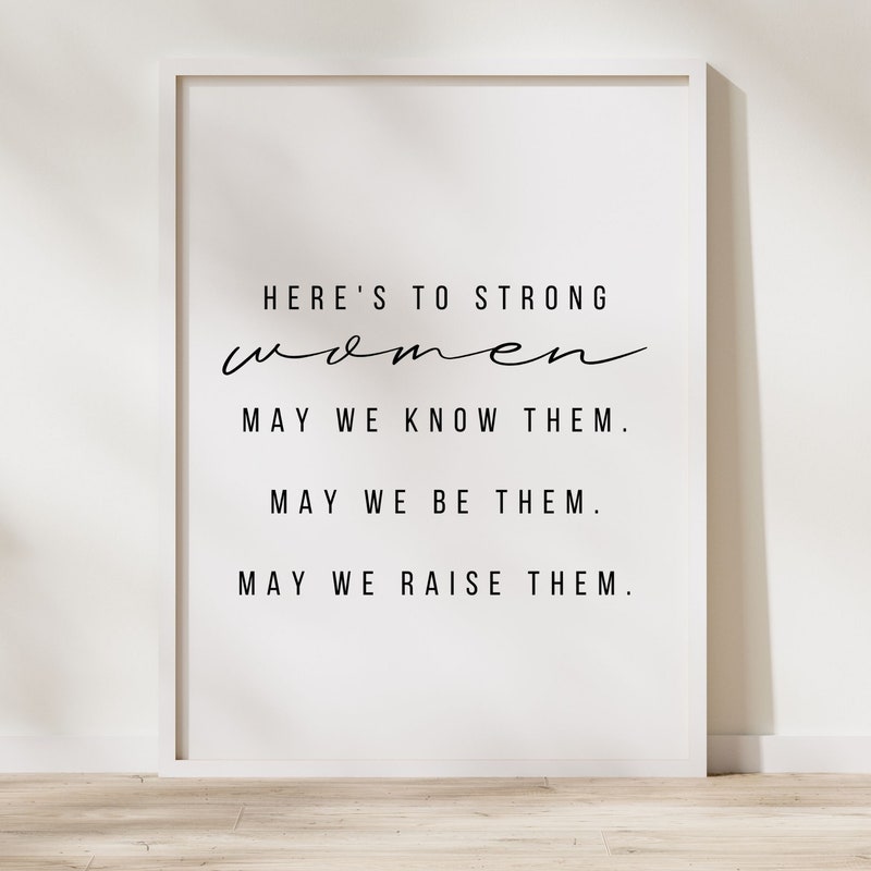 Strong Women Print - Etsy