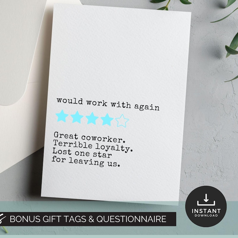 Quitting Job Card - Etsy