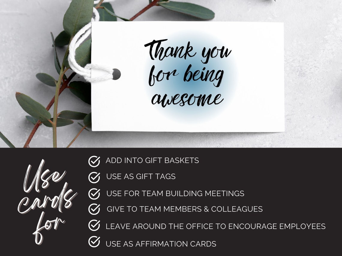 Positivity Cards for Employees Notes of Encouragement Cards Positive ...