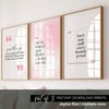 Inspirational Wall Art Women Pink Office Desk Decor Quotes About Life ...