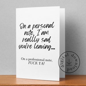 Quitting Job Card to Coworker Leaving Card Work Bestie Card Colleague ...