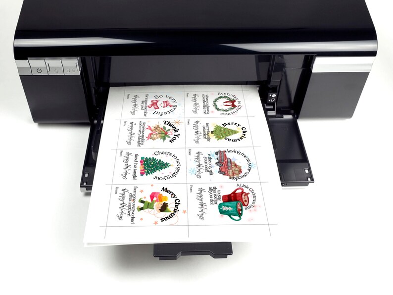 Funny Christmas Gift Tags for Employees Sarcastic Holiday Mini Cards ...