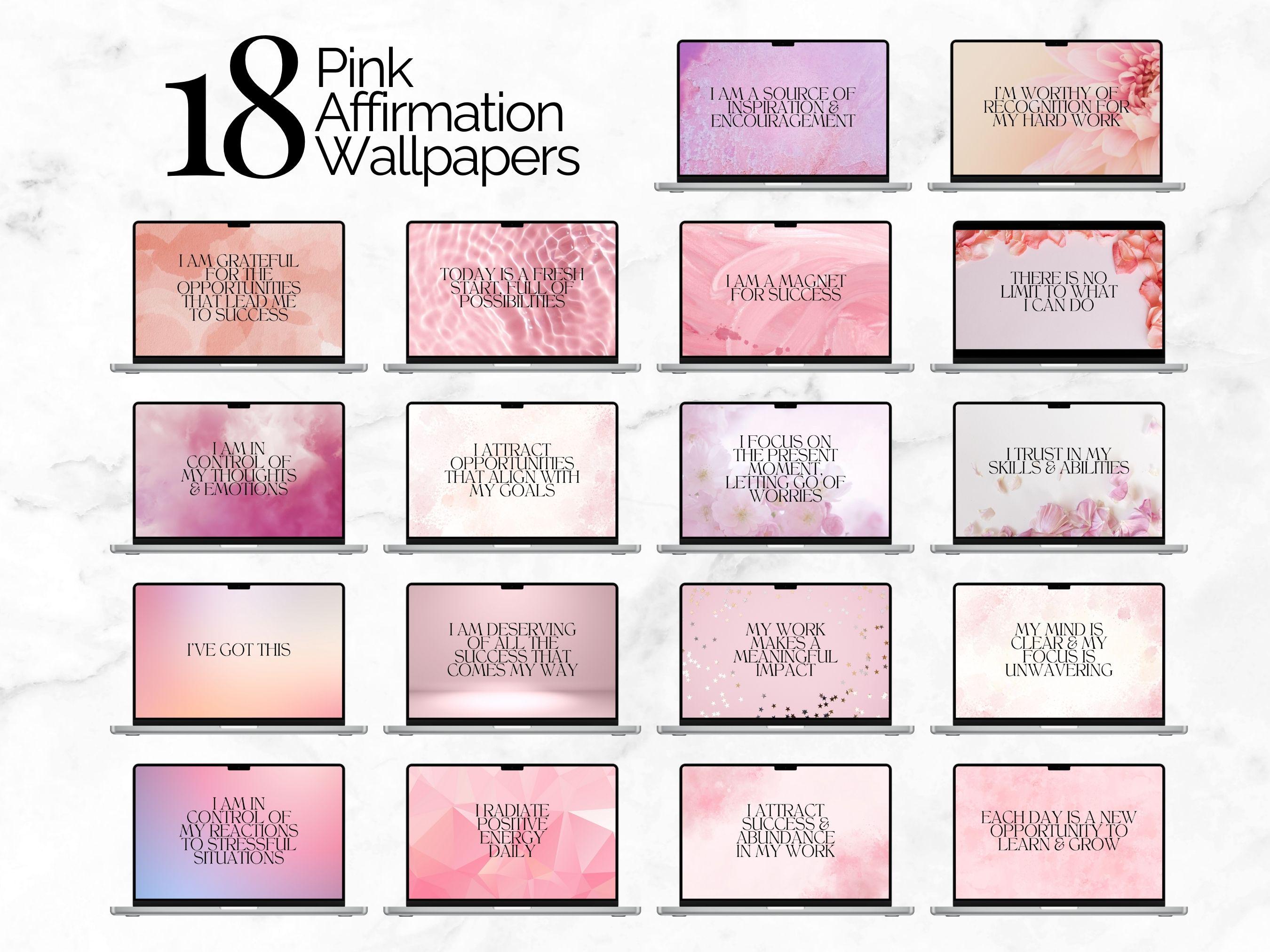 Girly Quote Desktop Wallpaper