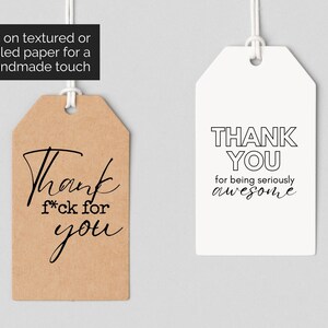 Coworker Appreciation Gift Tags Thank You Tag Work Friend Gift Funny ...