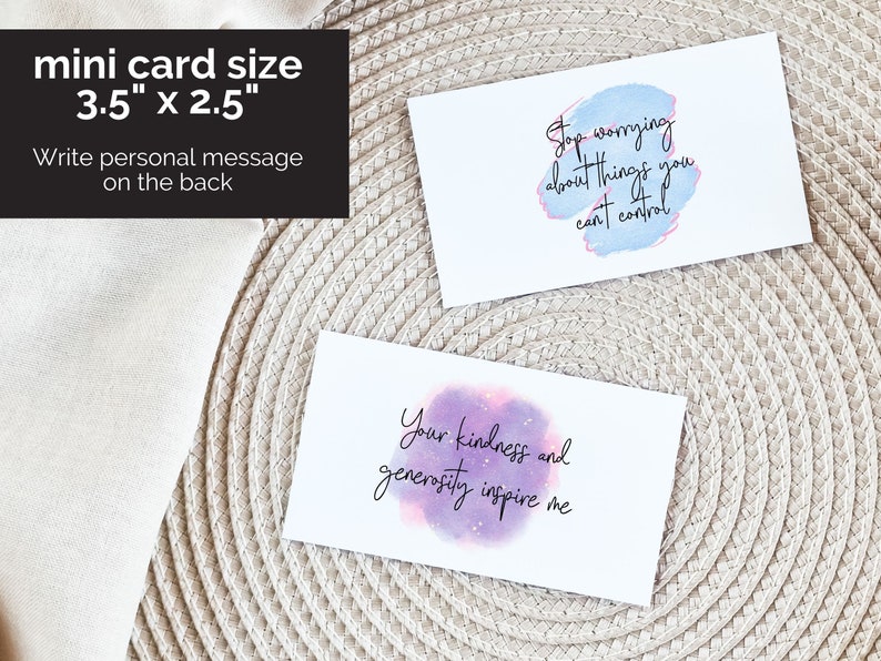 Notes of Encouragement Cards Inspirational Quote Cards Positive ...