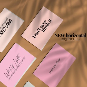 Vision Board Quote Printable Pink Inspirational Quote Cards Positive ...