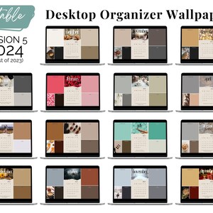 Desktop Wallpaper, Digital Desktop Organizer, Desktop Background ...