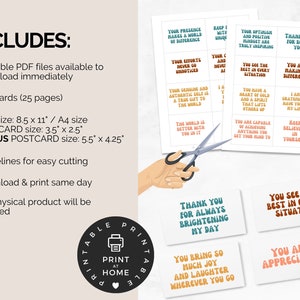 Positive Affirmation Cards to Give Away Encouraging Notes of ...