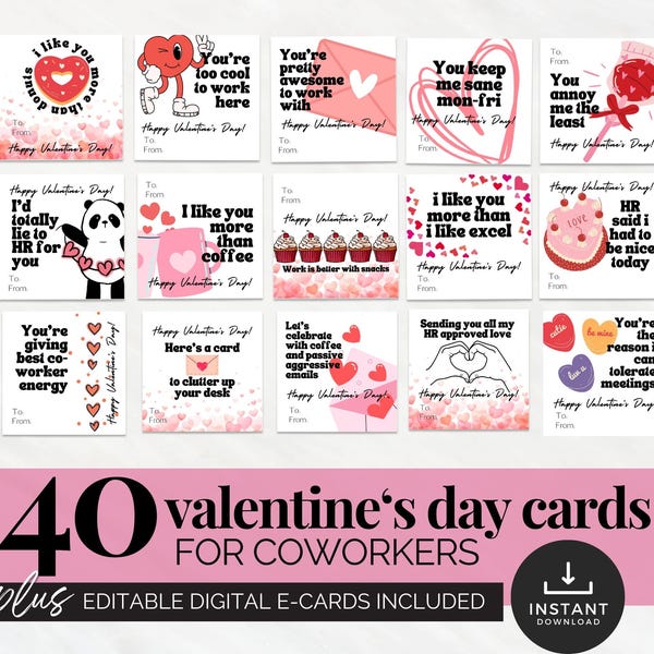 Valentines Work Message - Etsy