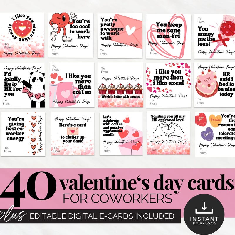 Valentines Work Message - Etsy