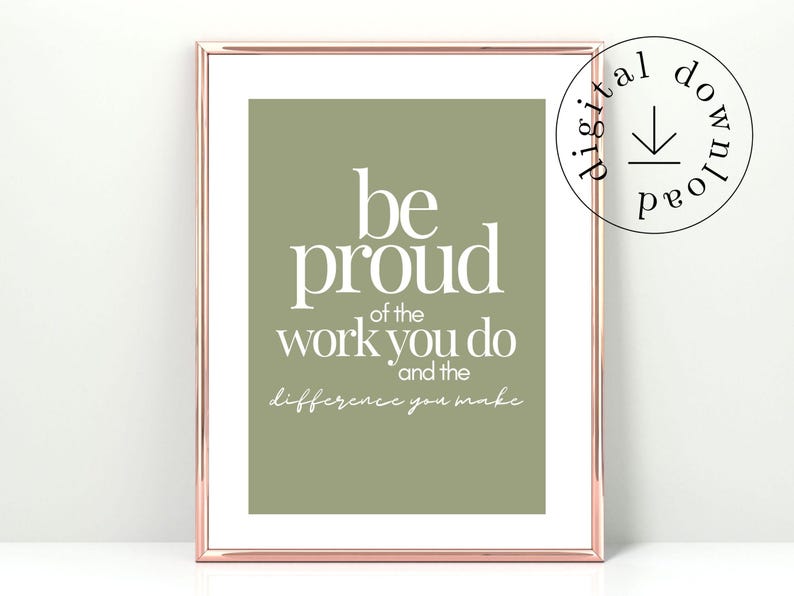 Motivational Wall Art Set of 3, Inspirational Quote Posters, Women ...
