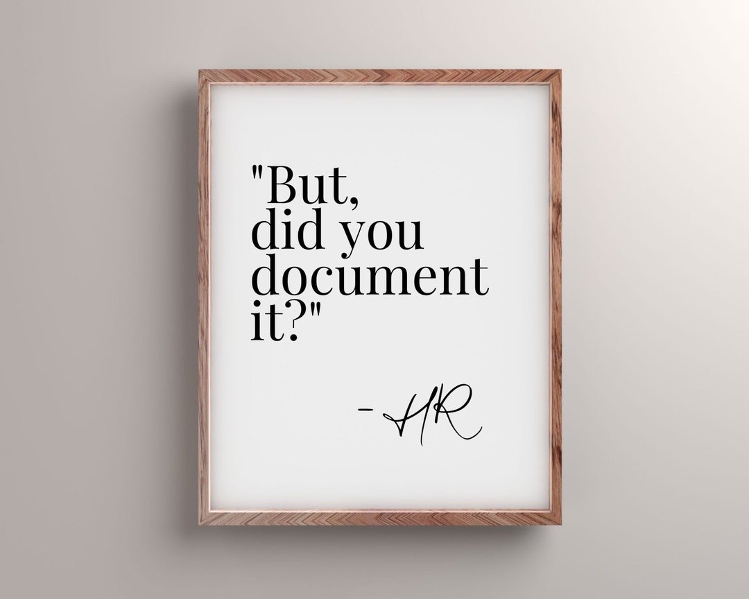 Human Resources Office Quotes HR Office Decor Human Resources Print HR ...