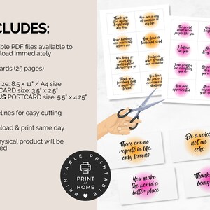 Positivity Cards for Employees Notes of Encouragement Cards Positive ...