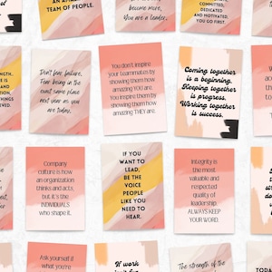 Leadership Quote Encouragement Cards Team Building Cards - Etsy