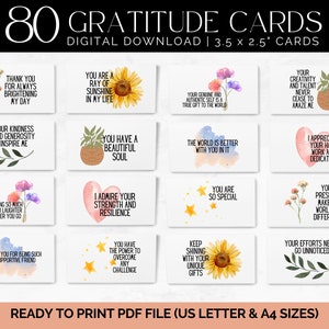 Gratitude Cards for Work Encouraging Notes of Encouragement - Etsy Canada