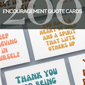 Positive Affirmation Cards to Give Away Encouraging Notes of ...