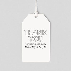 Employee Appreciation Gift Tags Printable Employee Thank You Tags ...