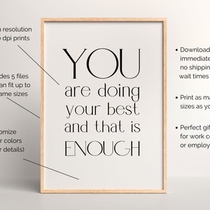 Encouragement Quotes for Counselling Office Decor, Therapy Wall Art Set ...