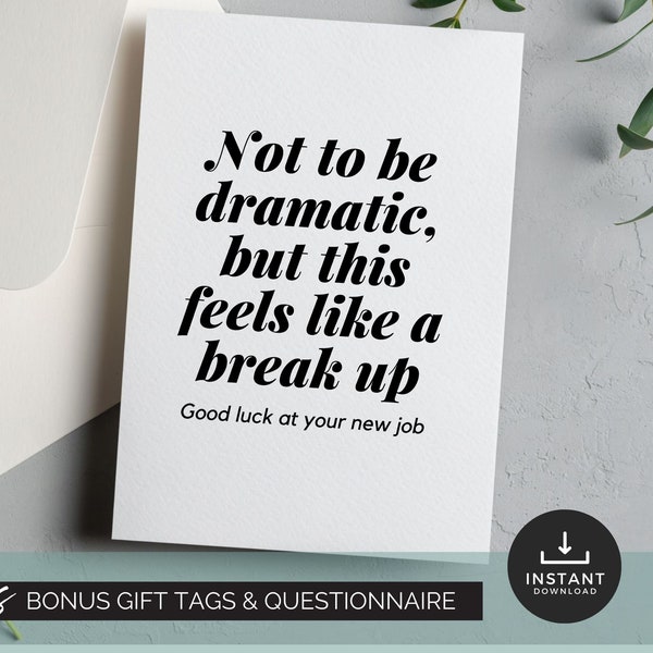 Leaving Card] - Etsy