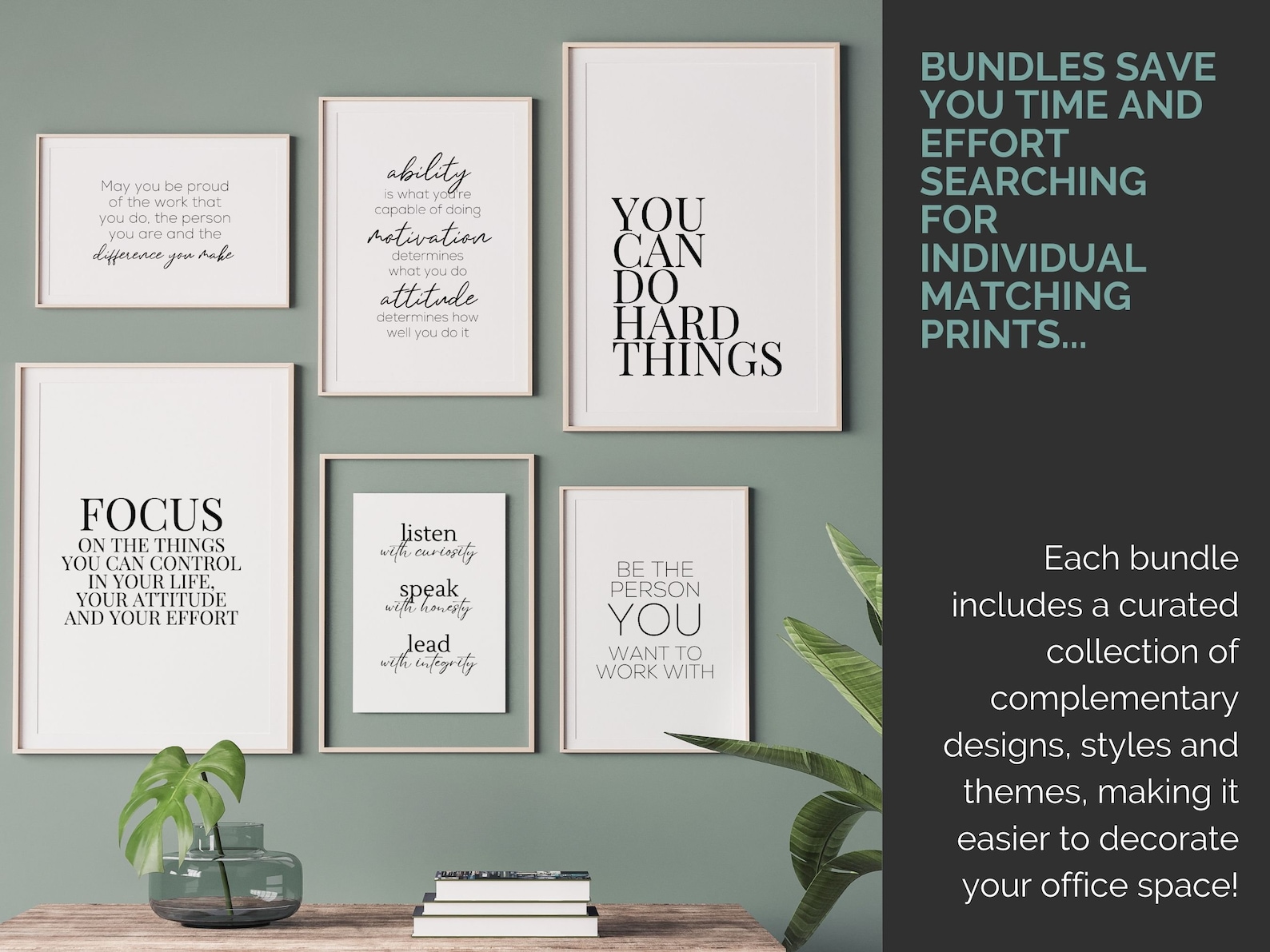 Inspiring Wall Posters for Workplace, Motivational Leadership Quote ...