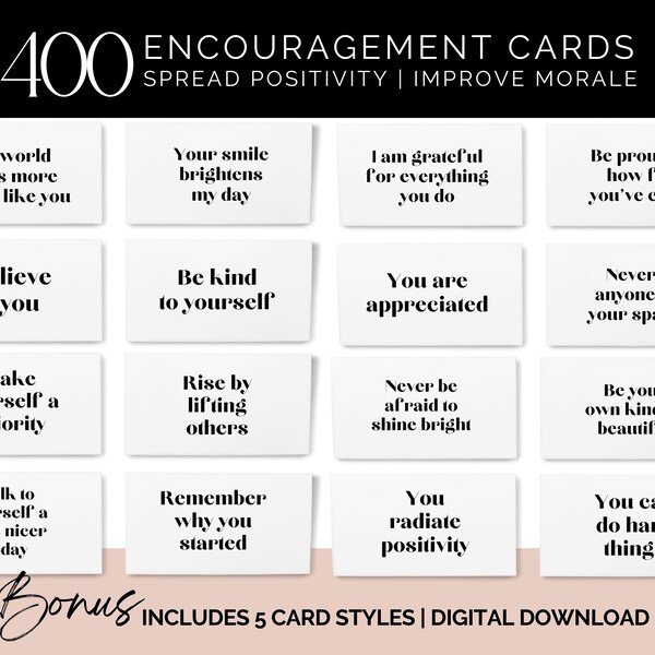 Encouragement Notes - Etsy