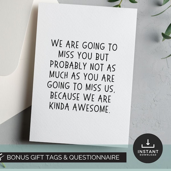 Funny Coworker Quitting Card - Etsy