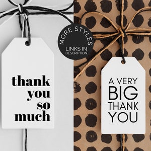 Employee Appreciation Gift Tags Printable Employee Thank You Tags ...
