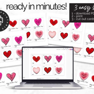 Valentine Cards for Coworkers Printable Valentines Day Cards for ...