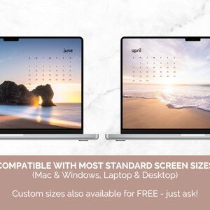 2024 Monthly Desktop Wallpaper Ocean, Beach Wallpaper Calendar ...