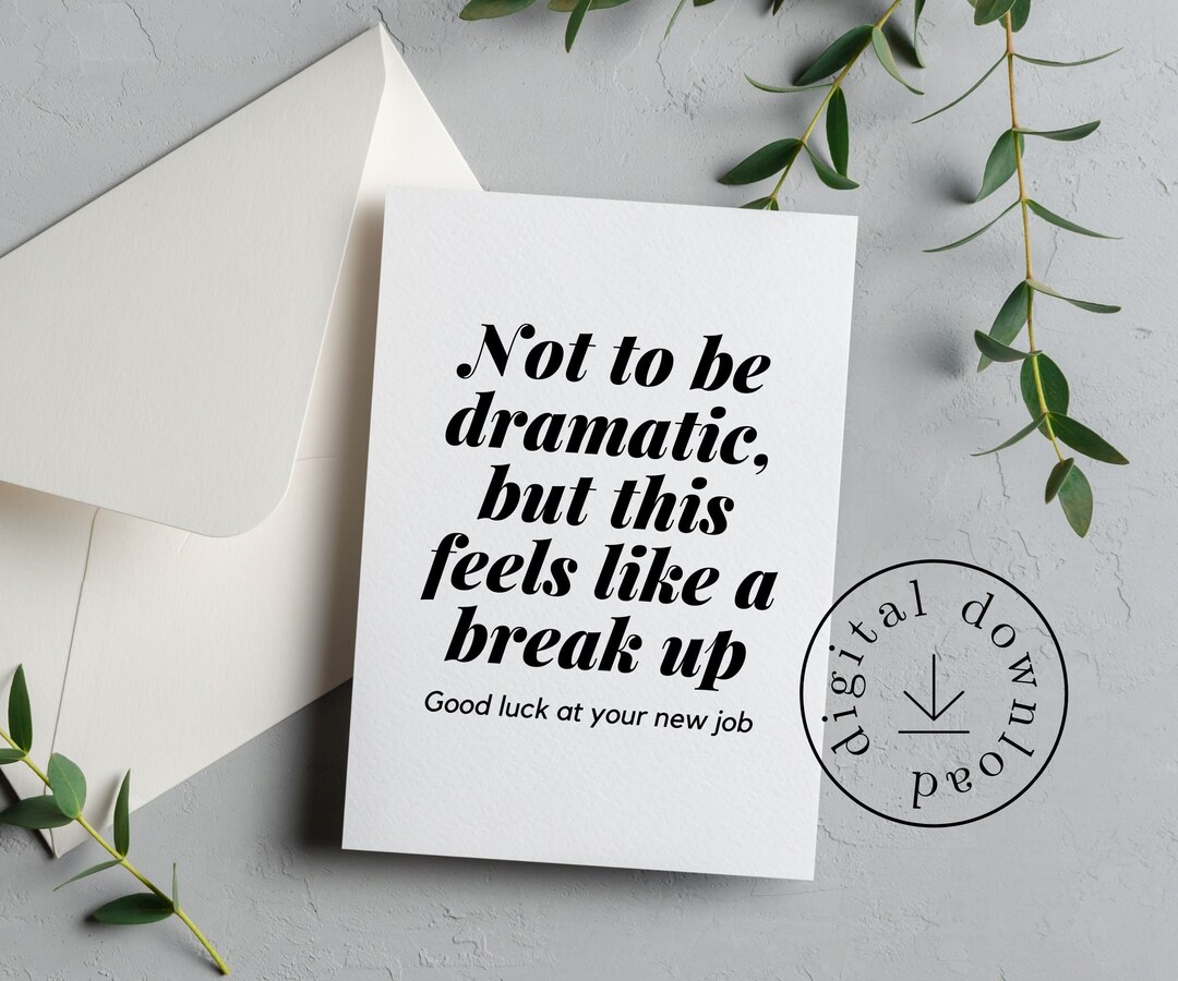 Quitting Job Card to Coworker Leaving Card Work Bestie Card - Etsy
