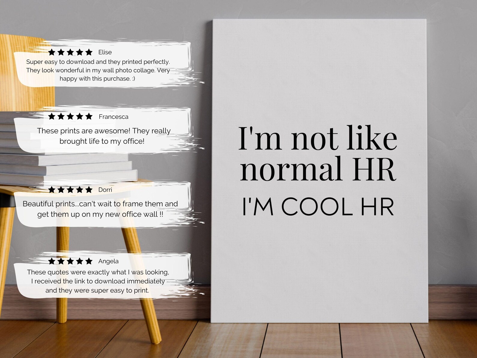 HR Department Humor HR Office Decor for Women Funny Office Hr Wall Art ...