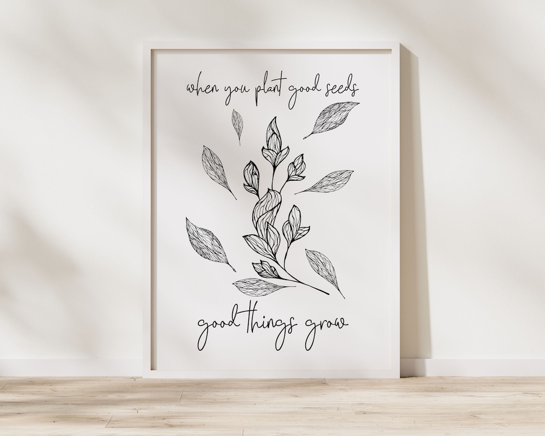 Positive Affirmation Wall Art Growth Mindset Print for Therapy Office ...