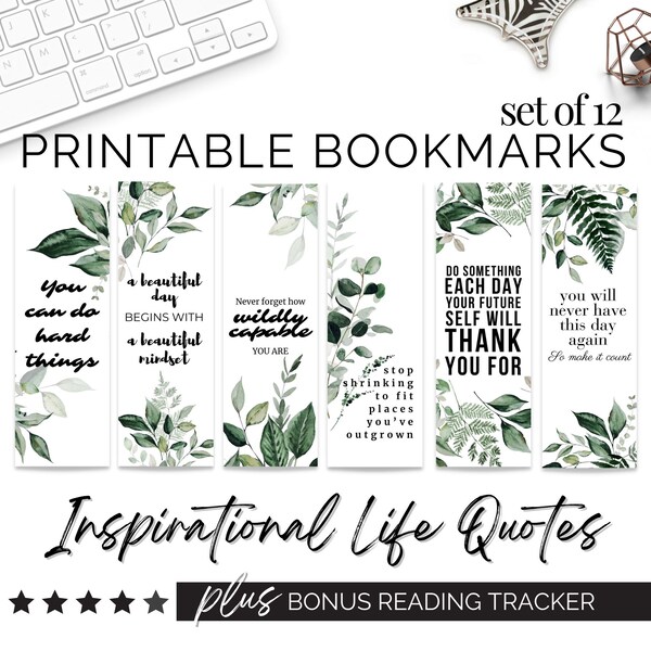 Botanical Bookmark - Etsy