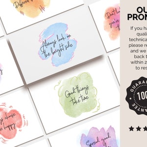 Notes of Encouragement Cards Inspirational Quote Cards Positive ...