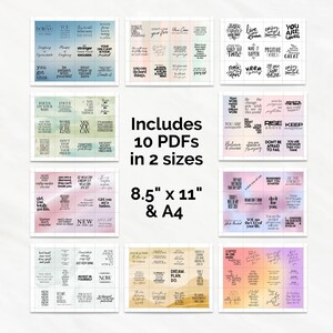 Quote Cards Deck Positive Quote Flash Cards Printable Positive Sayings ...